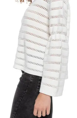 Roxy Aloha Open Stitch Cotton-blend Sweater