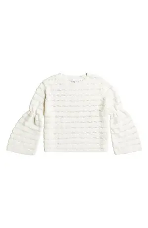 Roxy Aloha Open Stitch Cotton-blend Sweater