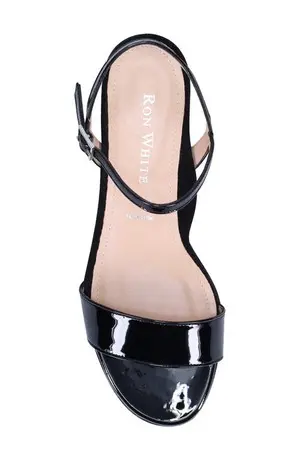 Ron White Emberly Leather Sandal - Onyx