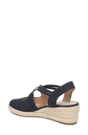 LIFESTRIDE Patience Wedge Sandal - Lux Navy