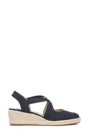 LIFESTRIDE Patience Wedge Sandal - Lux Navy