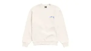 StÜssy Skate Stack Crewneck Sweatshirt - Bone