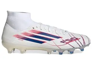 Adidas F50 Sparkfusion Pro Mid Cut Fg/ag Trinity Rodman Icon Takeover Pack - Cloud White/royal Blue/lucid Red