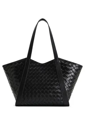 Jw Pei Large Kiana Woven Tote - Black