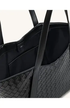 Jw Pei Large Kiana Woven Tote - Black
