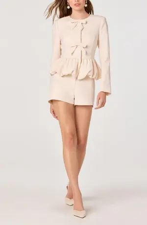 Astr The Label Wynn High-waist Twill Shorts