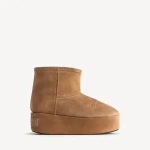 Balenciaga Alaska Platform Bootie - Brown