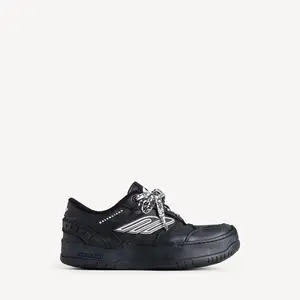 Balenciaga Hamptons Platform Sneaker - Black