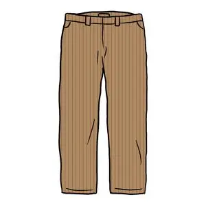 Supreme Work Pant - Brown Stripe