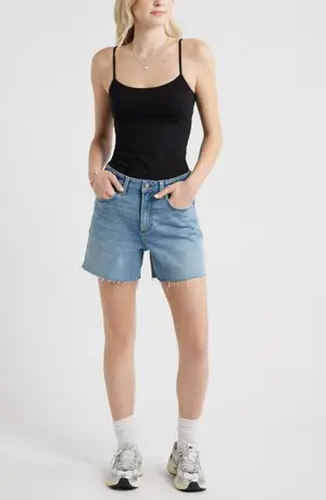 Bp. Core Stretch Cotton Camisole - Black
