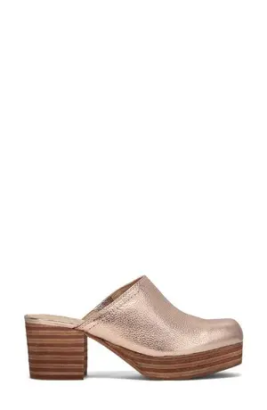 Frye Campus Leather Clog - Rose Gold