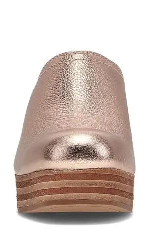 Frye Campus Leather Clog - Rose Gold