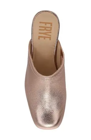 Frye Campus Leather Clog - Rose Gold
