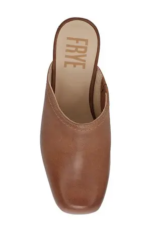 THE FRYE COMPANY Campus Leather Clog - Saddle