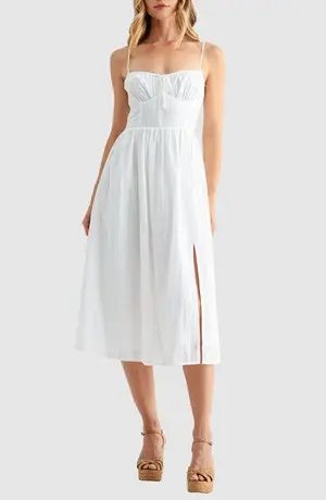 All In Favor Tie Detailed Day Dresses