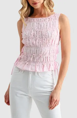 All In Favor Embroidered Blouses
