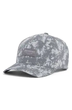 Travis Mathew Pineapple Printed Baseball Cap - Grey