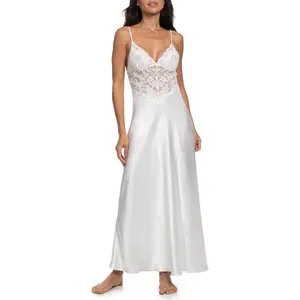 IN BLOOM BY JONQUIL Lorena Lace & Satin Nightgown