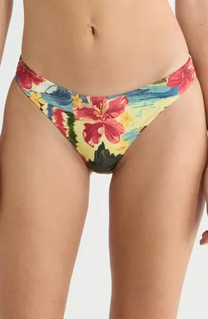 PACSUN Jalen Bikini Bottom - Yellow Multi