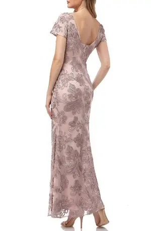 Js Collections Soutache Braid Trumpet Gown