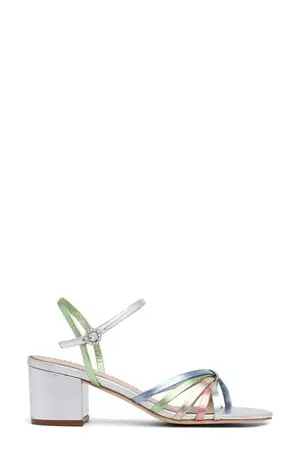 Cinq À Sept Nicole Metallic Ankle Strap Sandal