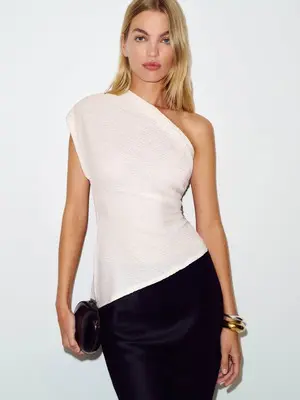 REFORMATION Adora Knit Top - Ivory