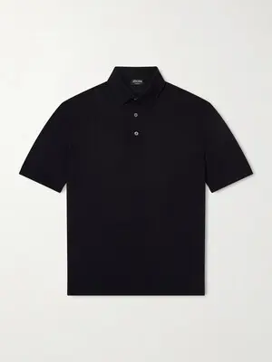 Zegna Wool Polo Shirt