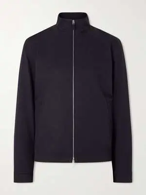 Zegna Motorin 100cc Jersey Blouson Jacket - Navy