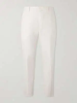 Orlebar Brown Ray Straight-leg Stretch Linen And Cotton-blend Trousers