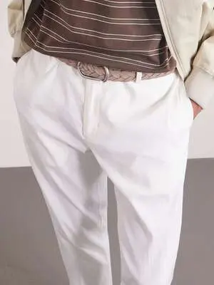 Orlebar Brown Ray Straight-leg Stretch Linen And Cotton-blend Trousers