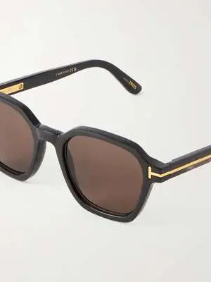 TOM FORD Round-frame Acetate Sunglasses