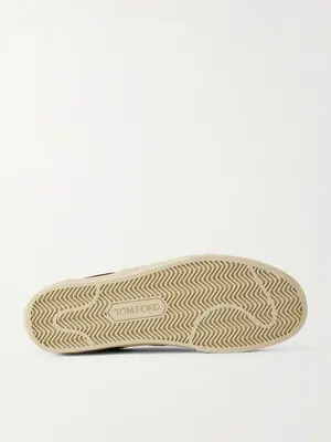 TOM FORD Perforated Suede Slip-on Sneakers - Brown
