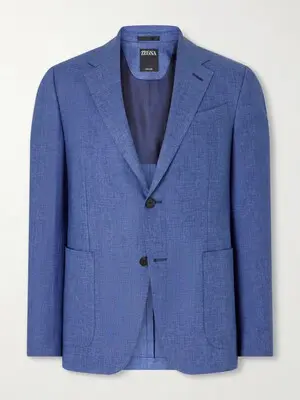 Zegna Oasi Linen Suit Jacket