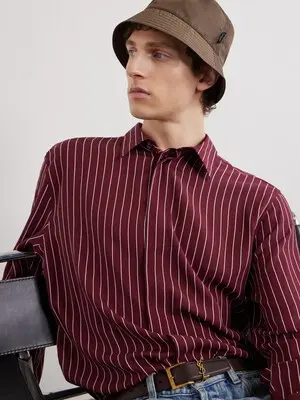 Saint Laurent Recycled Shell Bucket Hat