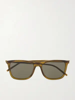 Saint Laurent Square-frame Sunglasses - Brown