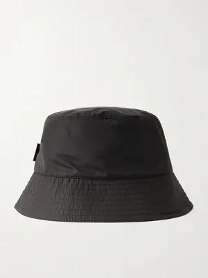 Saint Laurent Recycled Shell Bucket Hat - Black