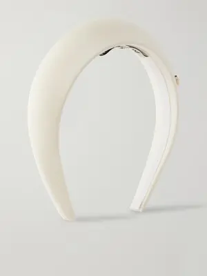 VIVIENNE WESTWOOD Domi Embellished Headband - White