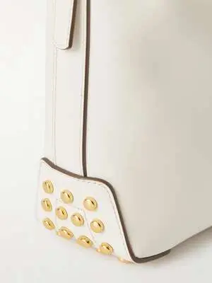 TOD'S Leather Studded Shoulder Bag