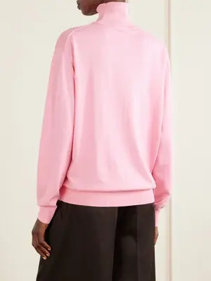 Tibi Cotton Turtleneck Sweater