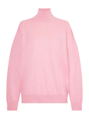 Tibi Cotton Turtleneck Sweater