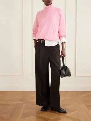 Tibi Cotton Turtleneck Sweater