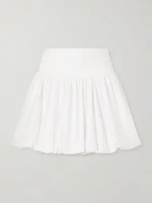 Simkhai Pippa Pleated Mini Skirt