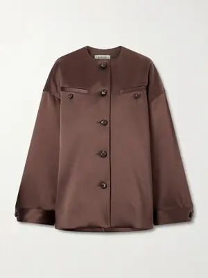 RÓHE Recycled-satin Jacket