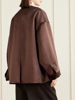RÓHE Recycled-satin Jacket