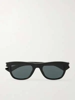 Saint Laurent Square-frame Acetate Sunglasses - Black