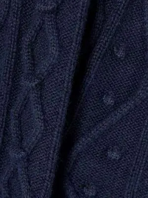 Purdey Cable-knit Cotton And Cashmere-blend Vest