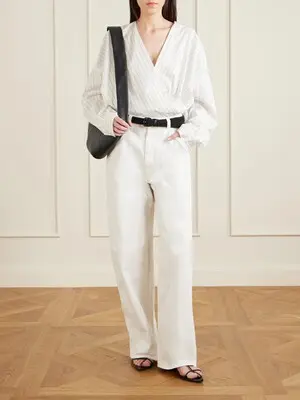 LEMAIRE Mid-rise Wide-leg Jeans - White
