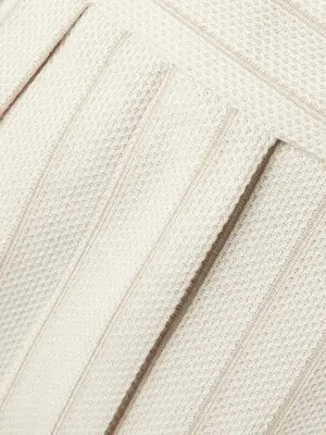 Max Mara Pinstriped Cotton-piqué Wide-leg Pants