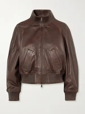 Polo Ralph Lauren Leather Bomber Jacket