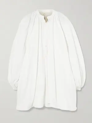 MARRAKSHI LIFE Touareg Oversized Cotton Mini Dress